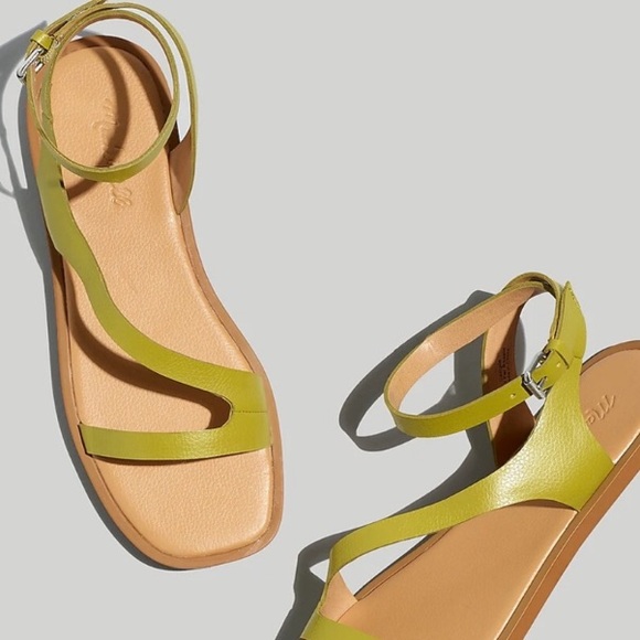 Madewell | Shoes | Citrus Lime Madewell Leather Strappy Sandals | Poshmark